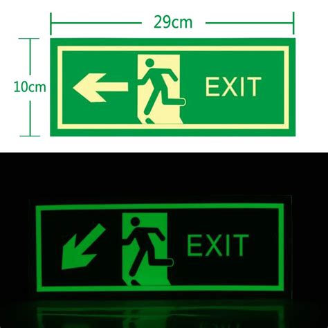10CM X29M Luminous Tape Self Adhesive Glow In Dark Sticker For Exit Sign Walls Safety Stage