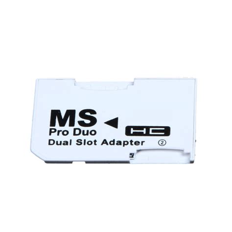 Dual Slot Micro For SD SDHC TF To Memory Stick MS Card Pro Duo Reader Adapt Dinooz EStore