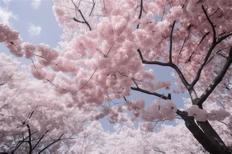 Premium Ai Image Beautiful Asian Cherry Blossom Scene
