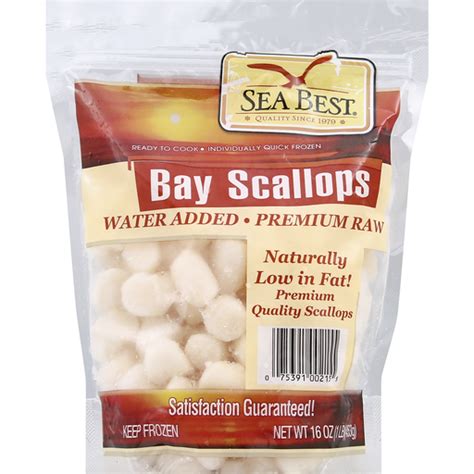 Bay Scallop Chem Free Iqf Deli Market Basket
