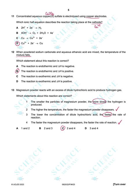 Igcse 2023 Feb Mar Paper 0620 With Explained Answers R Igcse