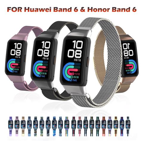 Huawei Band Strap Honor Band Strap Metal Stainless Steel Magnetic Replacement