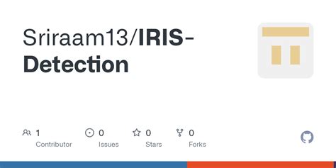 Github Sriraam13iris Detection