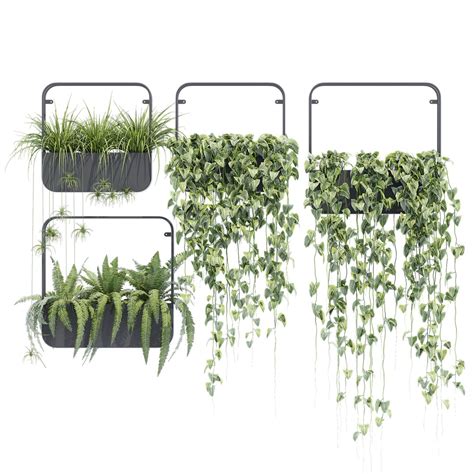 Metal Wall Planters 3d Turbosquid 2019388