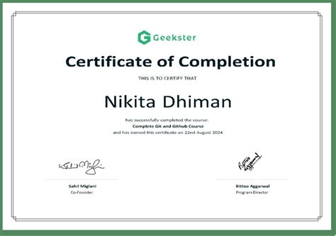 Nikita Dhiman On Linkedin Git Github Versioncontrol Geekster Learningjourney