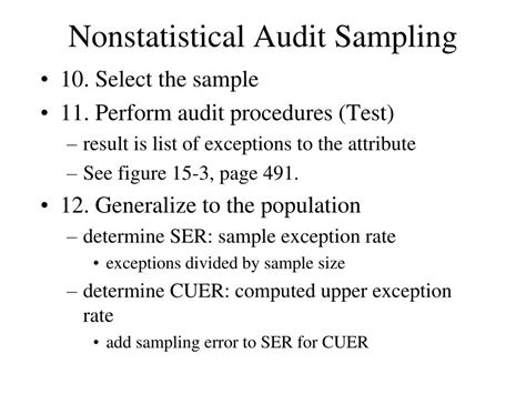 Ppt Audit Sampling Powerpoint Presentation Free Download Id4012319