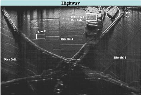 Sar Image Of A Rural Area Obtained By Autosar 13 The Size Of Imaged