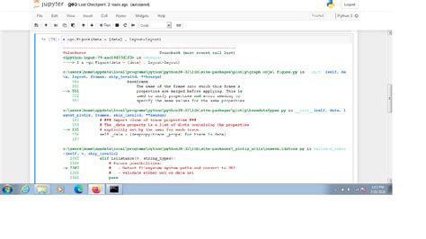I Am Getting An Error As As Mentioned I Am Using Plotly 3100 And I Have Already Imported The