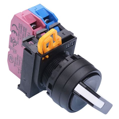 Yw1s 3e11n3 22mm 3 Position Maintained Selector Switch 1no 1nc Ip65 Id — Switch Electronics