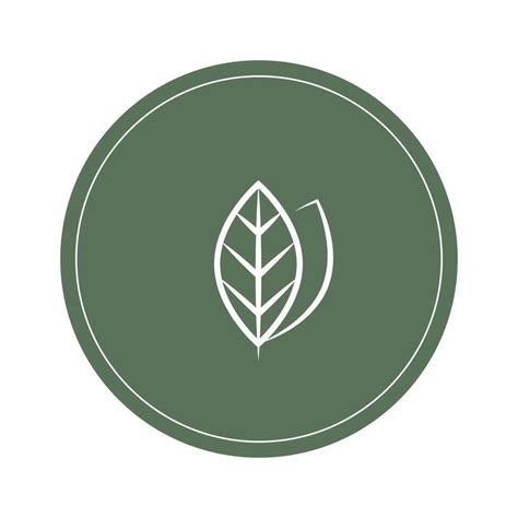 Leaf Pair Icon Illustrations On White Background 46575233 Vector Art