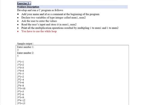 Solved Exercise 2 Problem Description Develop And Run A C