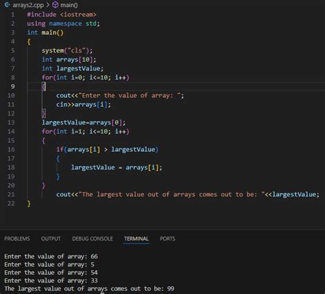 sarmad khan on linkedin arrays cpp problemsolving ps cpp c
