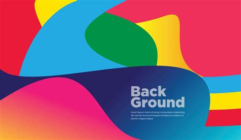 Abstract Geometric Colorful Background Vector Template 9827336 Vector