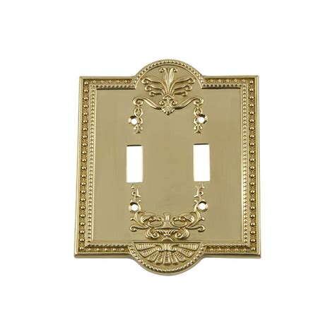 Historic Houseparts Inc Meadows Switchplates Solid Brass Meadows