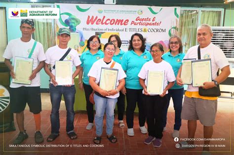 Department Of Agrarian Reform Oriental Mindoro