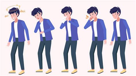 【原创】五款卡通生病男人mg动画ae模板下载