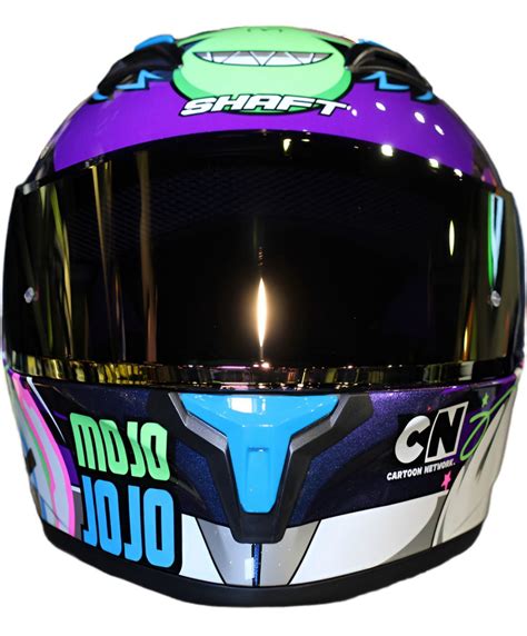 Casco Shaft Integral Edicion Especial De Mojojo Cartoon Talla L