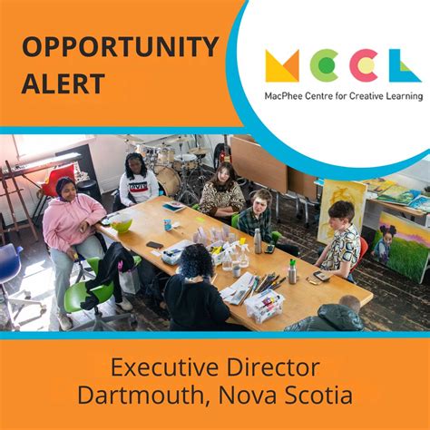 I Am A Proud Board Member Of The Macphee Centre For Creative Learning