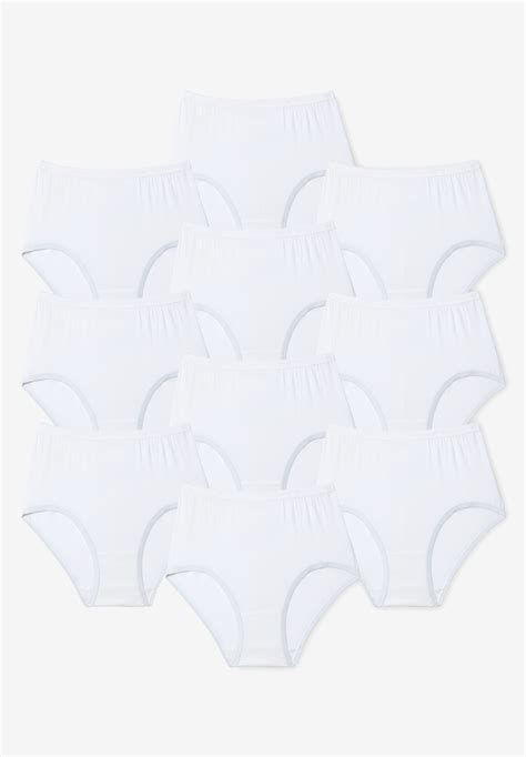 Full Coverage Cotton Brief 10 Pack Avenue