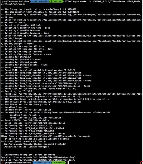 macos 10 13 1 configure error · issue 191 · meta toolkit meta · github