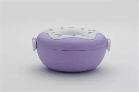 Capacity 500 Ml Donut Plastic 3 Container Lunch Box At ₹ 60piece In Rajkot