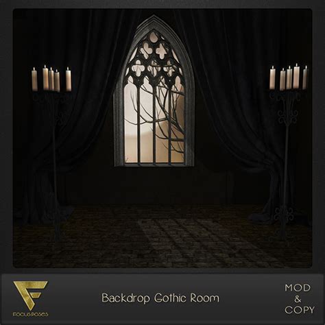 Second Life Marketplace [ Focus Poses ] Backdrop Gothic