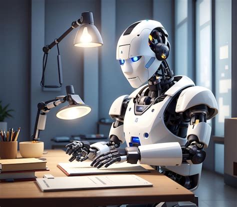 Premium Ai Image A Robot Helping