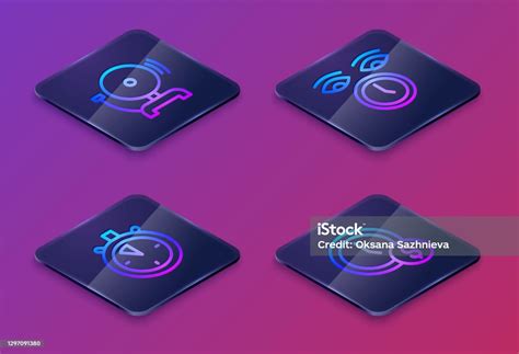 알람 벨 스톱워치 시계 및 시간은 돈입니다 파란색 정사각형 버튼 벡터 2 위 상 종류에 대한 스톡 벡터 아트 및 기타 이미지 2 위 상 종류 3차원 형태 감시