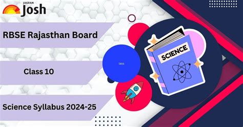 Rbse Class 10 Science Syllabus 2024 2025 Download Class 10th Science Syllabus Pdf