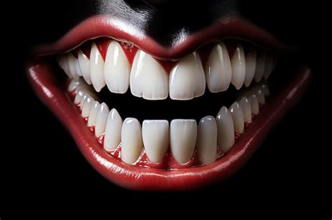 Premium Ai Image A Close Up Of A Mouth