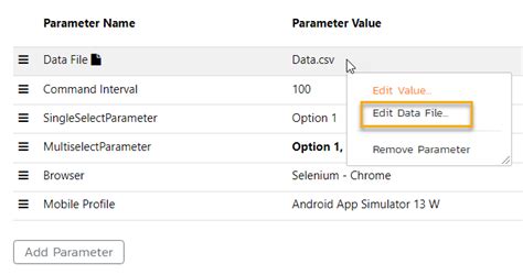 Parameters And Configurations Rapisedocs