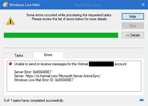 Fix KB Update Causing Email Sync Problems To Windows Live Mail Users AskVG