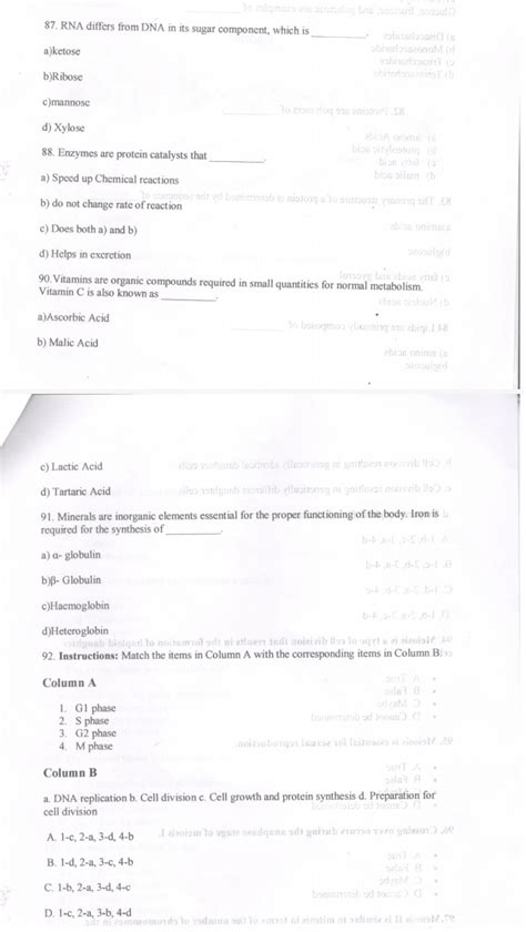 87 Rna Differs From Dna In Its Sugar Component Which Is A Ketoseb Rib