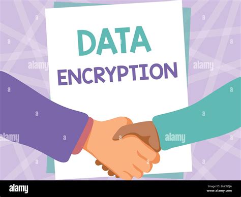 Conceptual Caption Data Encryption Business Concept Symmetrickey