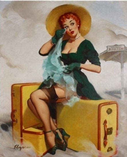 Gil Elvgren Pin Up Reference Photo Rare Original Vintage 1955 Model W