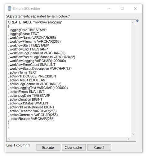 Workflow Log Apache Hop