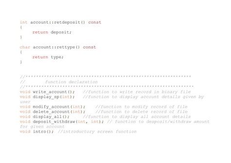 C Coding For Banking System Program Pdf Computing Technology