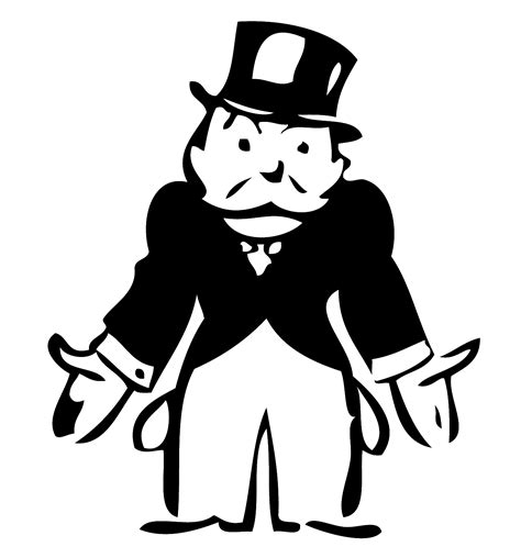 Monopoly Man Vector At Collection Of Monopoly Man Vector Free For Personal Use