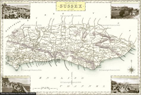 Map Sussex England