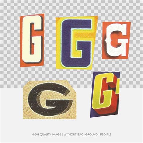 Premium Psd Vintage Letter G