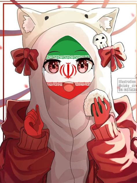Countryhumans Iran ️ In 2025 Cute Anime Pics Country Art Cute Animals