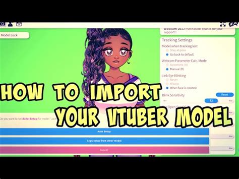 Setting Up Your Vtuber In VTube Studio YouTube