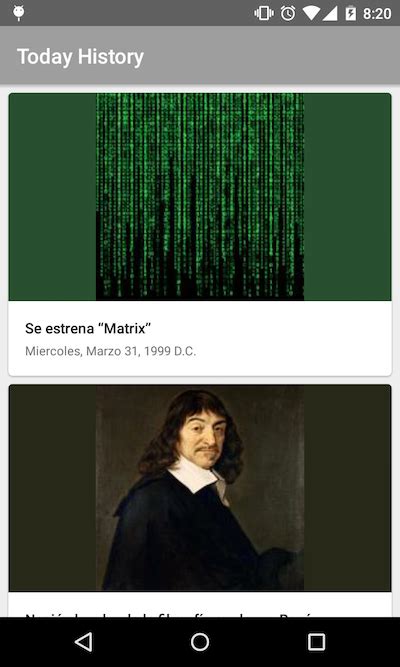 Todayhistory Android App That Shows What Happe Codekk Androidopen