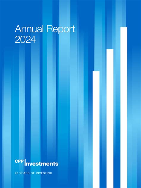 Cpp Investments F2024 Annual Report Pdf Investing Pension