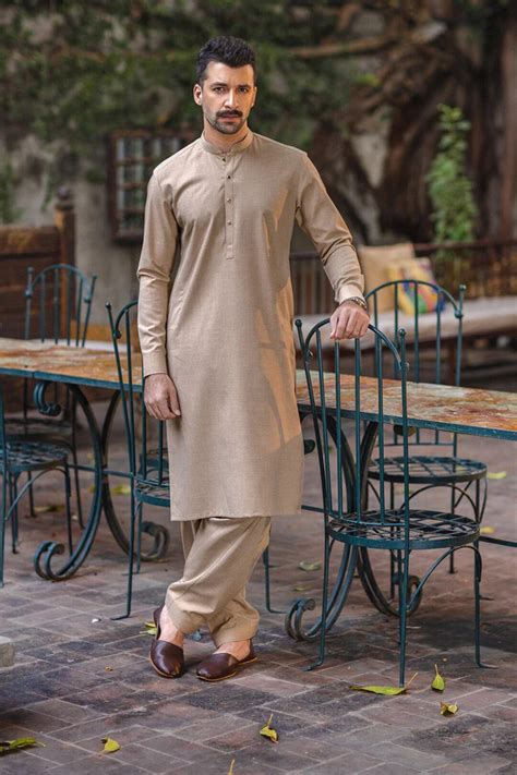 Mens Kameez Shalwar Suit Classic Indian Pakistani Ensemble Etsy