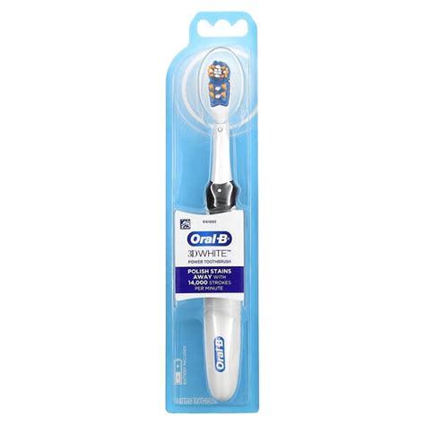 Oral B 3d White Battery Power Toothbrush 1 Toothbrush