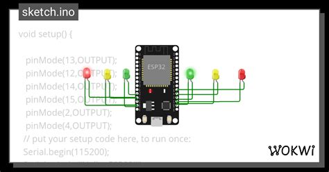 509priyakanth Trafic Signal Wokwi Esp32 Stm32 Arduino Simulator