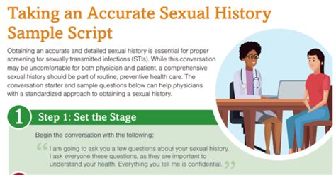 Taking An Accurate Sexual History Sample Script SOGI Nursing