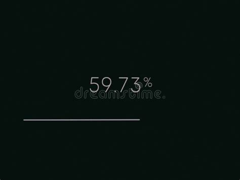 Loading Bar Progress Bar On Black Screen Loading Bar At 5973 On