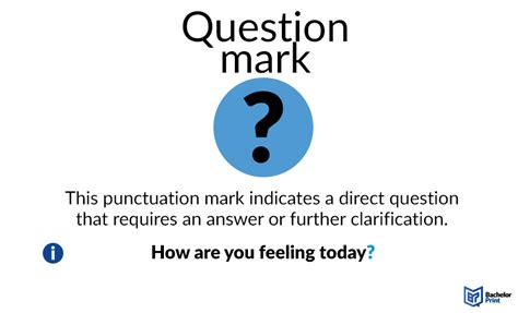 Question Marks ~ Definition Types And Examples